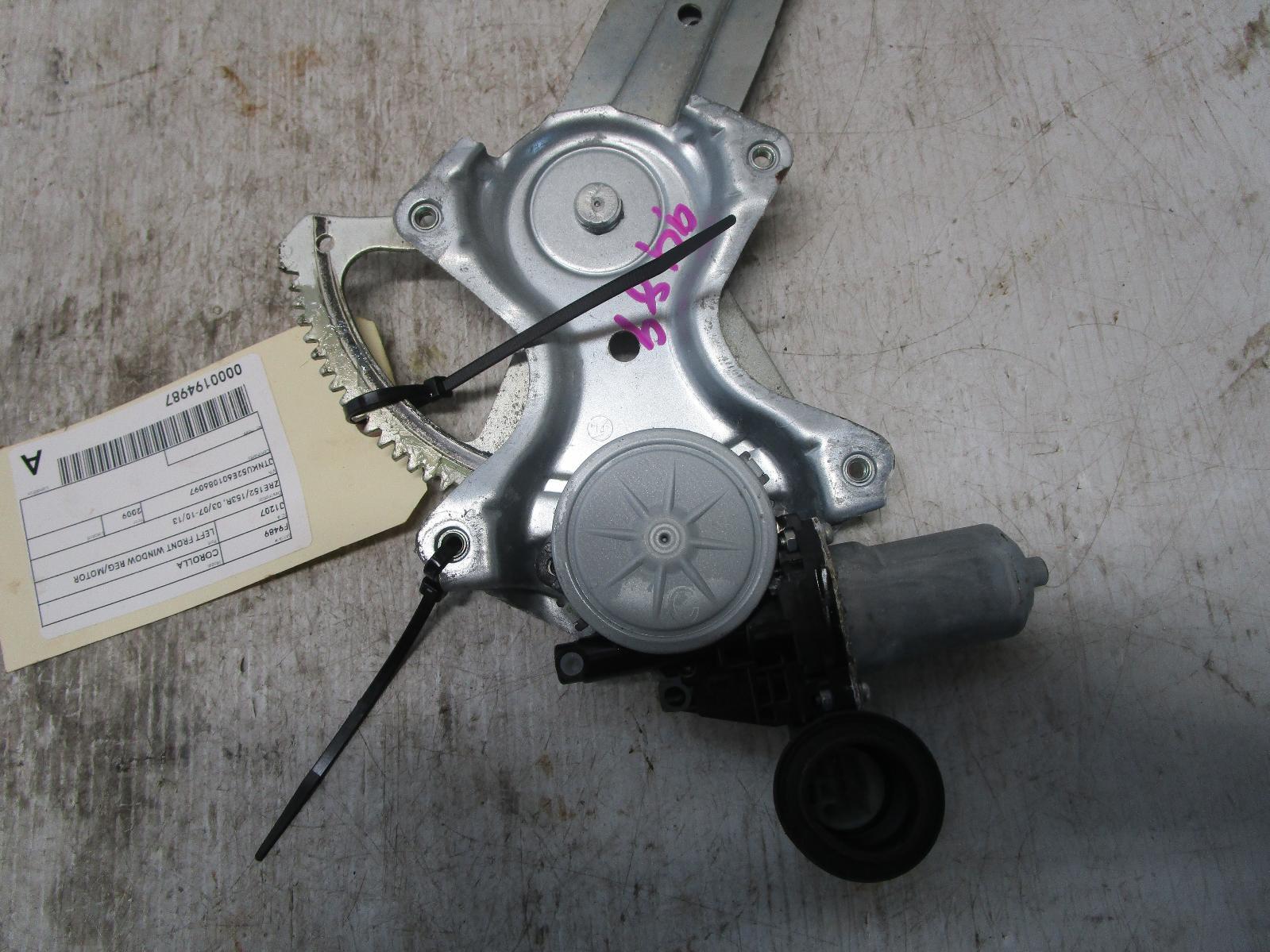 TOYOTA COROLLA LEFT FRONT WINDOW REG/MOTOR ZRE152/153R, 03/07-10/13 07 ...