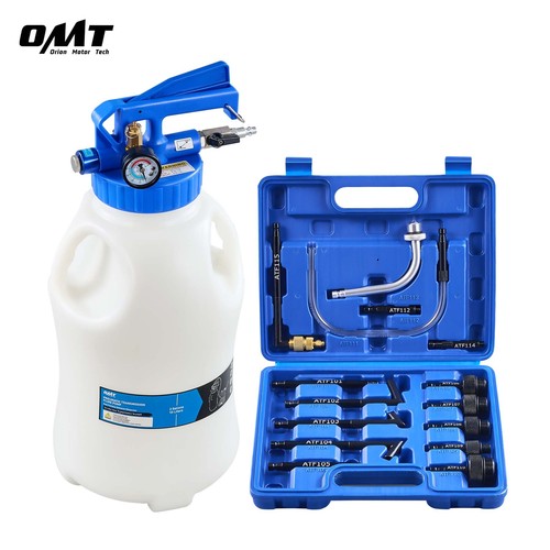 OMT 10L Transmission Fluid Pump ATF Refill Tool Kit with 15 Adapters 3 ...