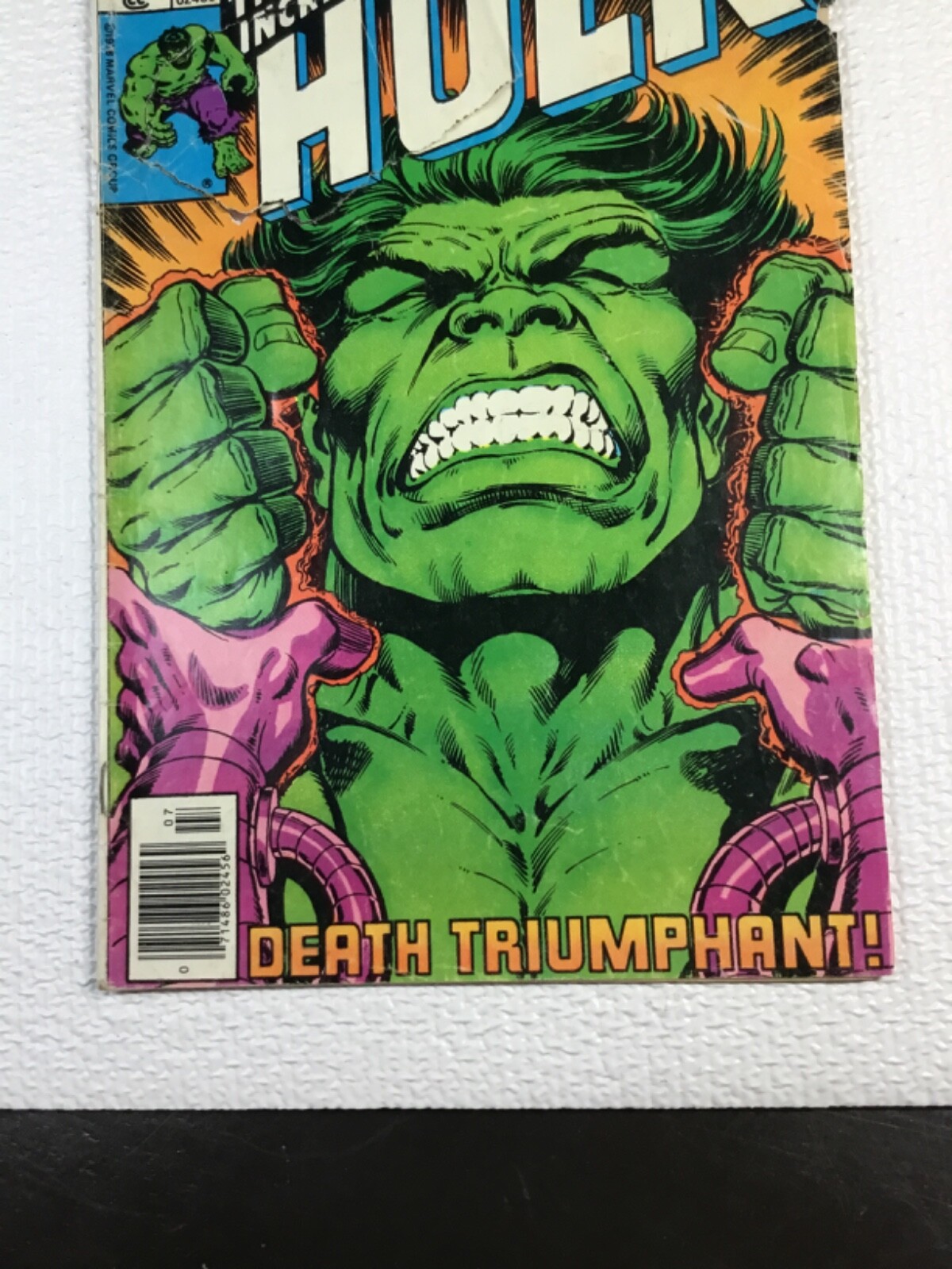 Vintage Comic Book Incredible Hulk 225 Marvel Comics 1978 Great Cover ...