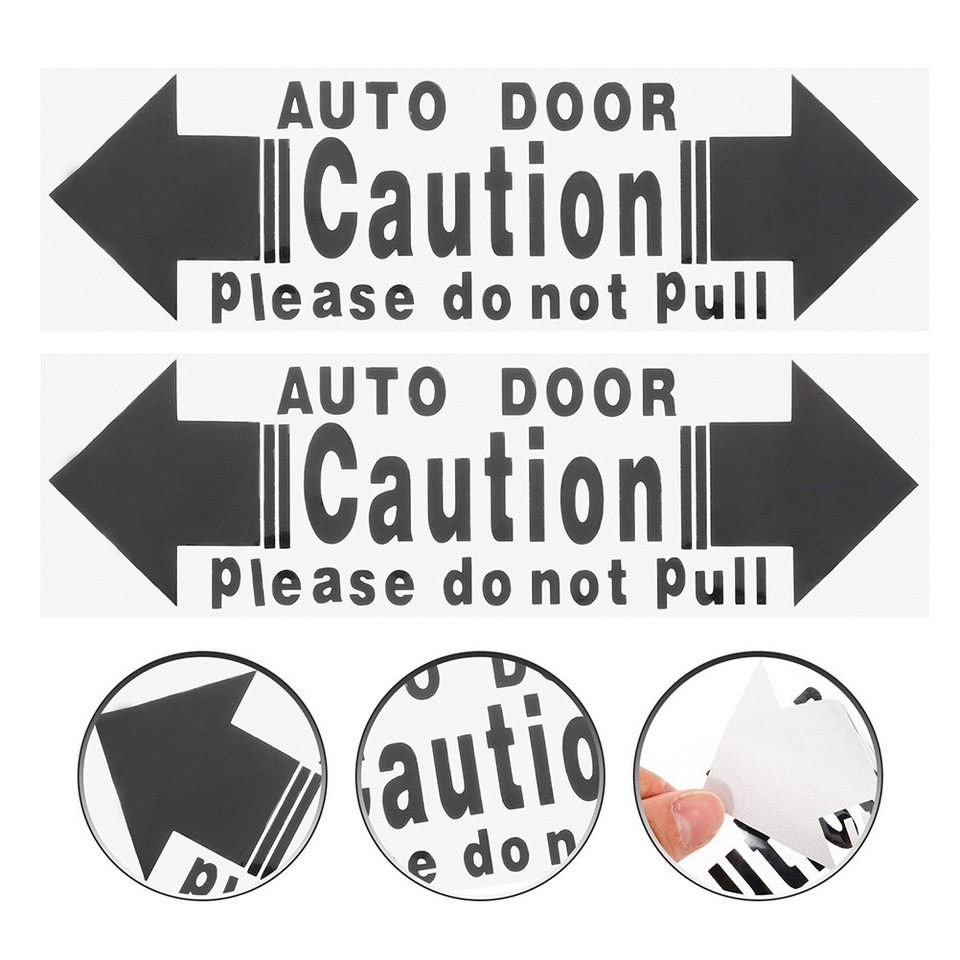 4 PCS Car Door Stickers and Decals Adhesive Vehicle Automatic Not Pull ...
