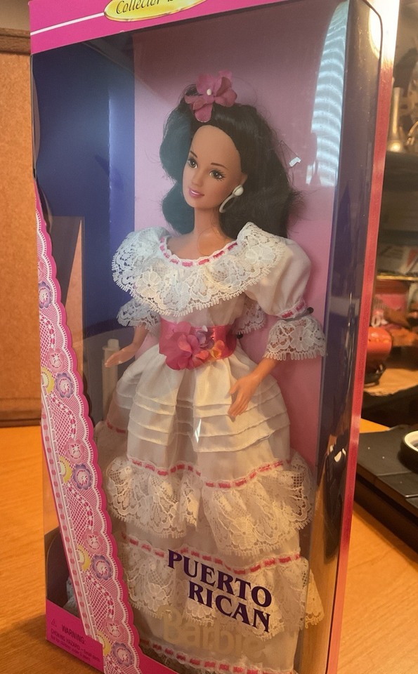 NEW Vtg Mattel 1996 Puerto Rican Barbie 16754 - Dolls of the World ...
