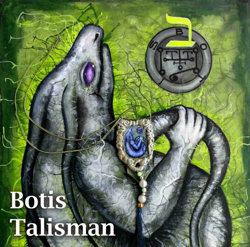 Botis demon talisman templar symbol powerful tool works Solomon spell ...