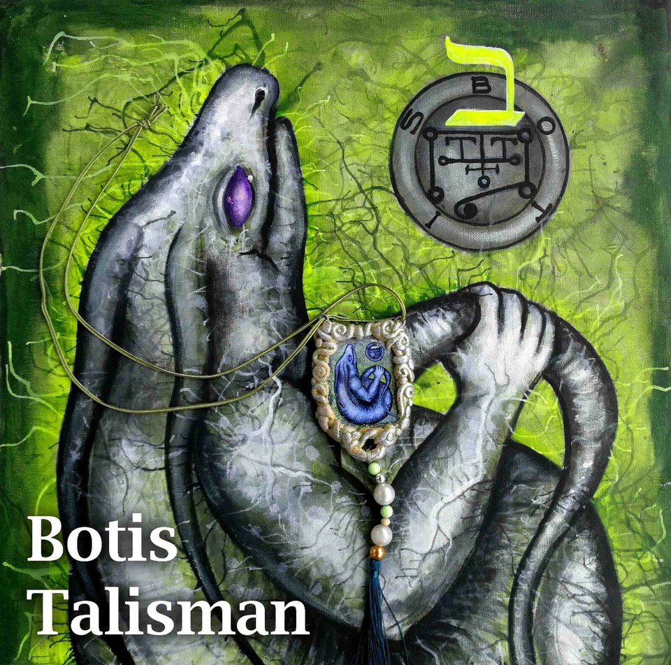 Botis demon talisman templar symbol powerful tool works Solomon spell ...