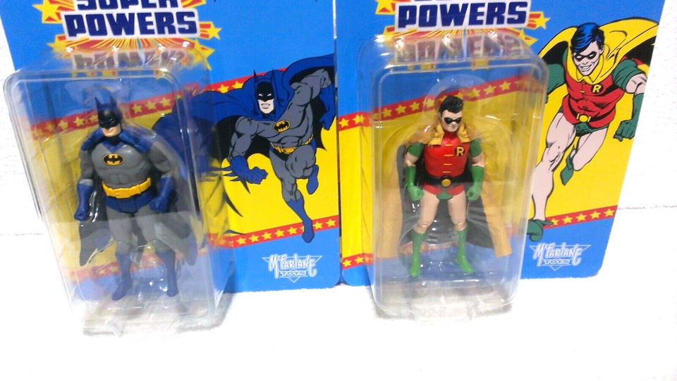 McFarlane DC Super Powers Bat Multicraft With Batman & Robin 4.5 ...
