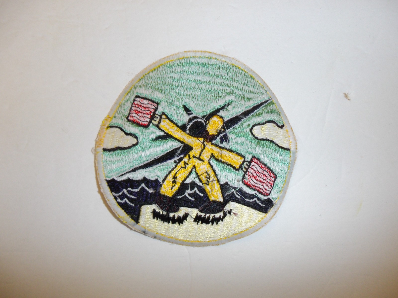 b4008 WW 2 US Navy LSO Landing Signals Officer patch IR35C | eBay UK