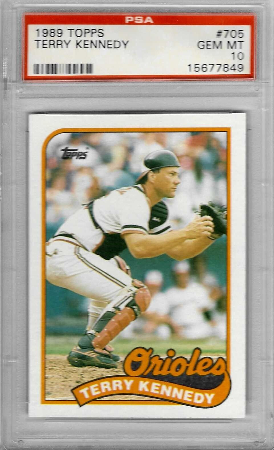 1989 Topps #705 Terry KENNEDY - PSA 10+++ Padres - pop 3 | eBay