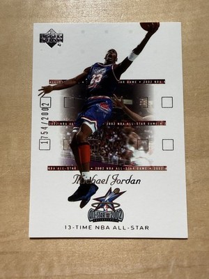 2002 UPPER DECK PHILLY NBA ALL STAR GAME AS2 MICHAEL JORDAN ALL STAR ...