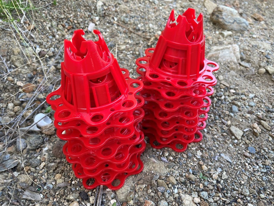 Sandbaggy Plastic Rebar Chair - Elevates Rebar 1 ½" or 2" - Rebar #3 to ...