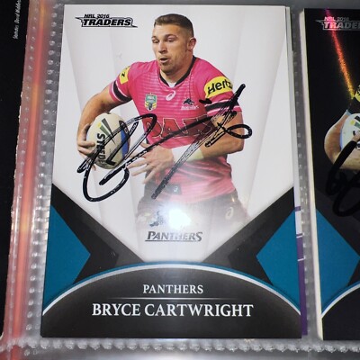 Bryce Cartwright Signed 2016 NRL Traders card Penrith Panthers | eBay ...