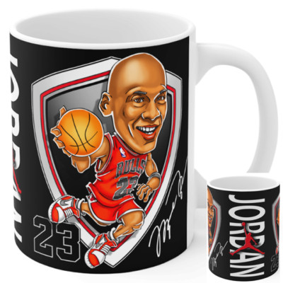 Michael Jordan mug - Air Jordan - Art by Brocker | eBay Australia