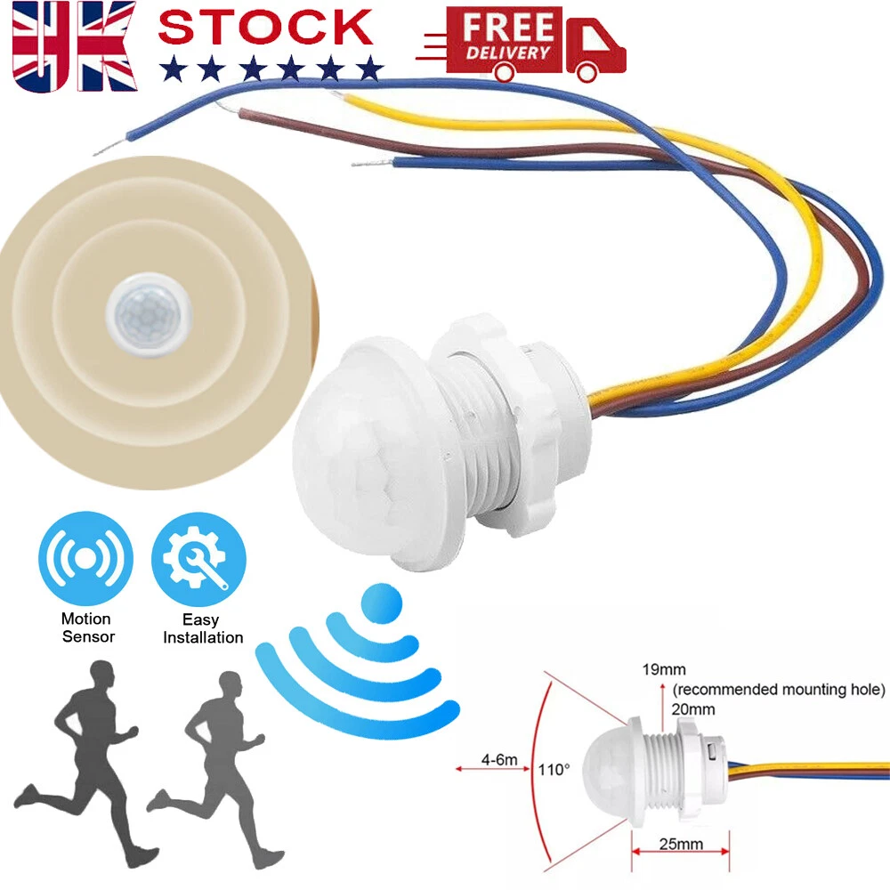 Ceiling Occupancy Motion Sensor Detector Light Switch | Shelly Lighting