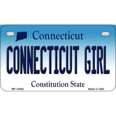 Connecticut Girl Novelty Metal Motorcycle Plate MP-10908 | eBay