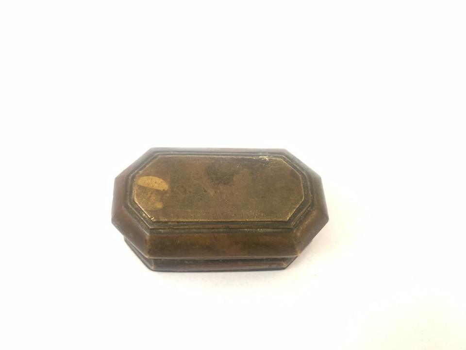 Antique mughal Brass gemstone/ snuff box | eBay