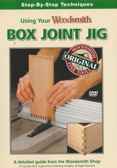 Using Your Woodsmith Box Joint Jig DVD VIDEO INSTRUCTIONAL create beautiful wood