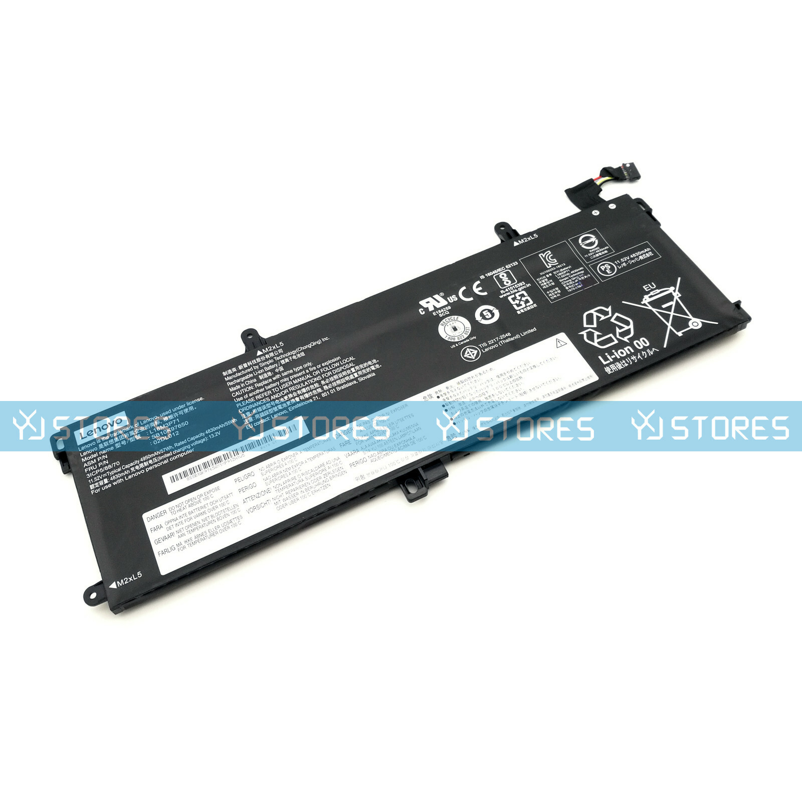Genuine L18L3P71 L18M3P71 02DL011 02DL012 Battery for Lenovo ThinkPad ...