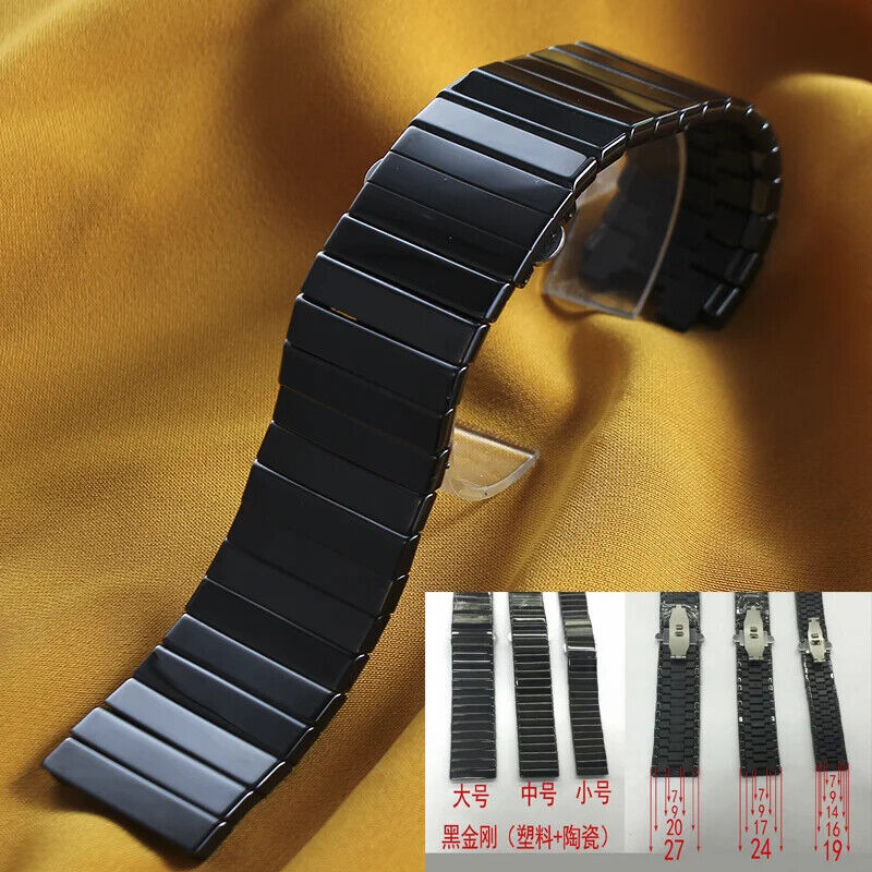27mm 35mm Ceramic Watch Band Strap For Rado Fit Bracelet Black | eBay