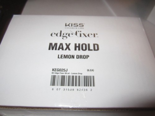 BOX OF 6 KISS Max Hold Edge Fixer Gel LEMON DROP NEW | eBay