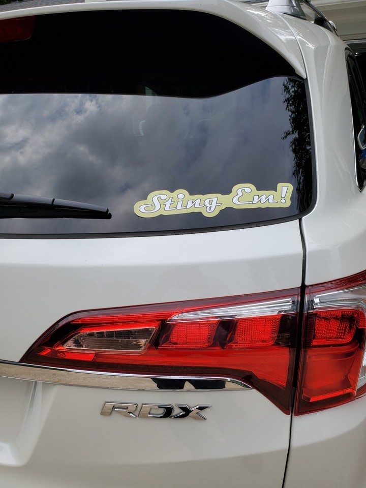 Georgia Tech Yellow Jackets Sting Em decal sticker | eBay