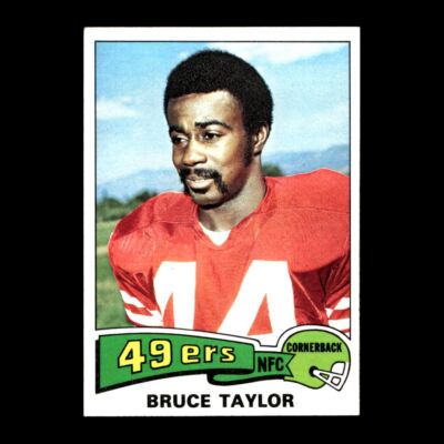 Bruce Taylor 1975 Topps San Francisco 49ers #418 R311G | eBay