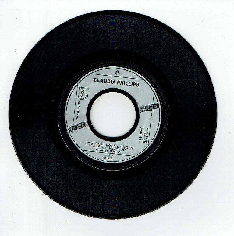 Claudia PHILLIPS Vinyle 45T 7" SOUVENEZ-VOUS DE NOUS - BARCLAY 871146 RARE | eBay