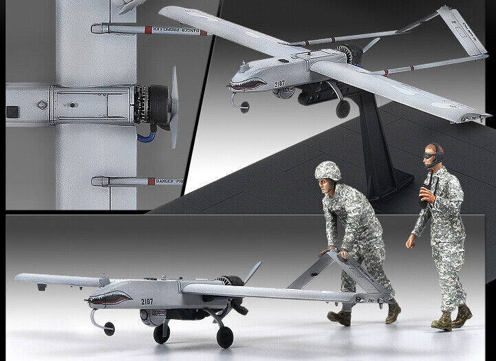 Academy 1/35 U.S. ARMY RQ-7B UAV Recon Drone Aircraft Plastic Model Kit ...
