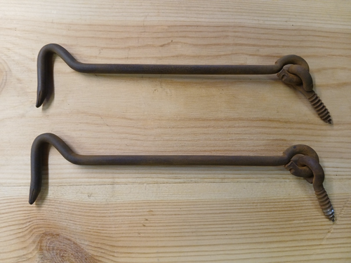 Antique 6" Barn Door or Gate Hook Latch w/ Eye Hook - Lot of 2 | eBay