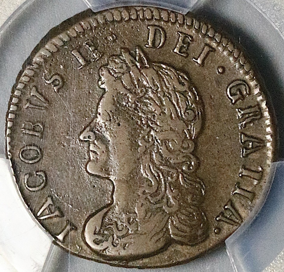 1691 PCGS 35 Ireland Farthing James II Limerick Irish Coin POP 1/0 ...