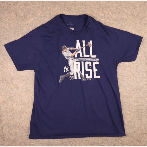 Aaron Judge Shirt Men's Large All Rise Gavel New York Yankees MLB | eBay