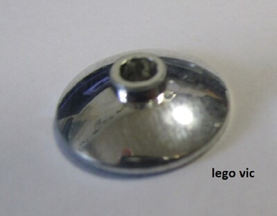 Lego 4740 Dish Radar 2x2 Chrome Silver Studio 1352 Belville 5942 5826 ...