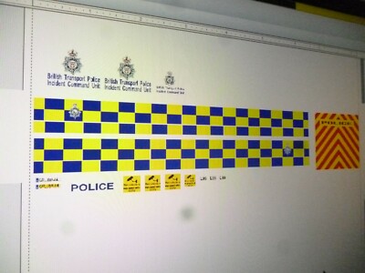 British Transport Police Command Vehicle Decals for 6 inch model | eBay