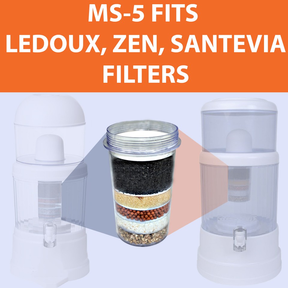 5-Stage Replacement Mineral Filter Cartridge for Zen Water Filtration ...