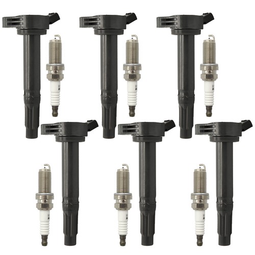 6X Ignition Coils + 6X Iridium Spark Plugs for Toyota Lexus 90919-02251 ...