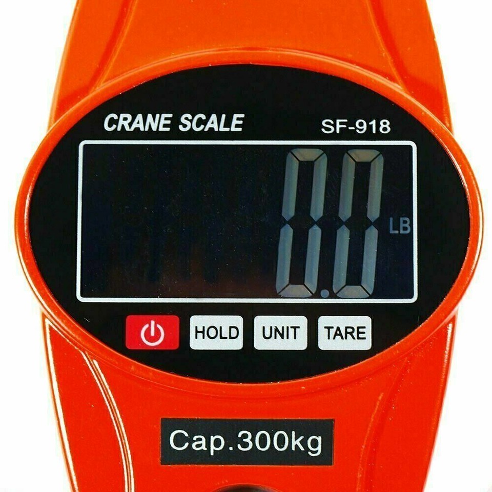 300 KG / 600 LBS Digital Hanging Scale / Mini Industrial Crane Scale ...