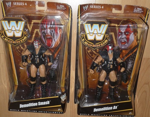 DEMOLITION Smash Ax - WWE Mattel Elite Legends Series 4 Lot Figure Toys ...