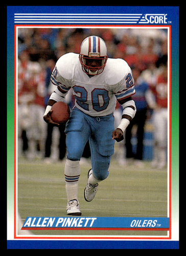 1990 Score Allen Pinkett #22 Houston Oilers NFL Football | eBay