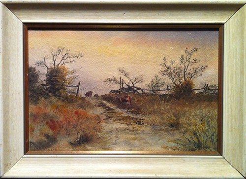 T.H. Wilkinson (Canadian) - Watercolour - Farm Landscape | eBay