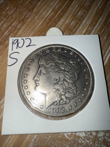 1902 S MORGAN SILVER DOLLAR - ONE (1) TOTAL U.S. SILVER COIN 1902-S ...