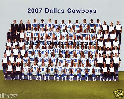 2007 DALLAS COWBOYS FOOTBALL TEAM 8X10 PHOTO PICTURE | eBay
