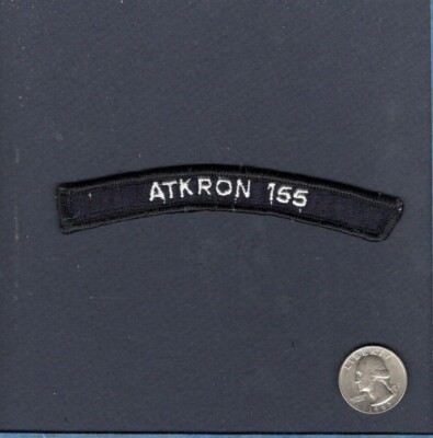VA-155 SILVER FOXES NAVY Enlisted Uniform A-6 INTRUDER Squadron Rocker ...