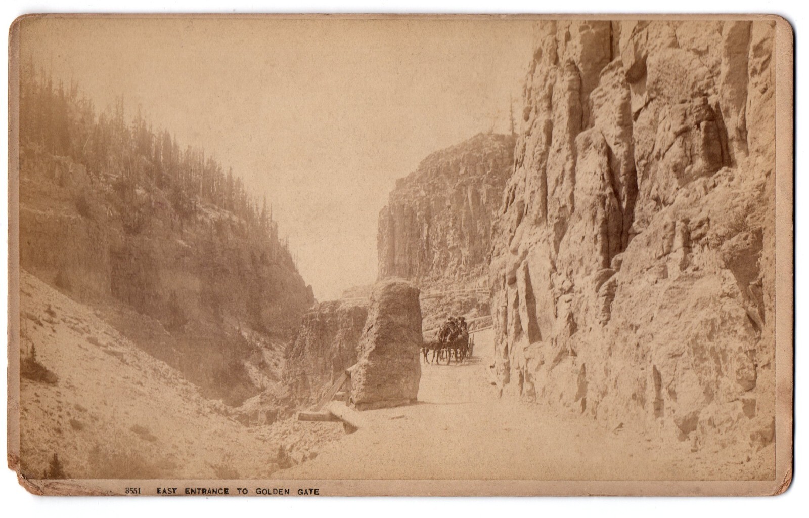 Antique Original F. Jay Haynes Boudoir Cabinet Card Yellowstone Golden ...