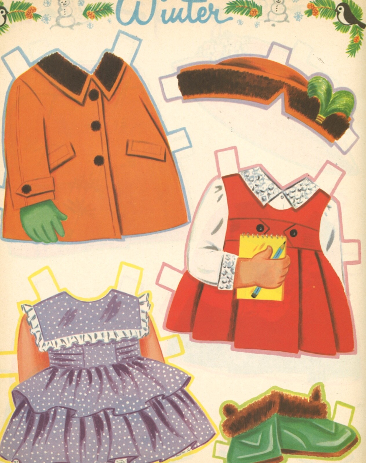 VINTAGE 1950S BIG BETTY LARGE PAPER DOLL ORIG SIZE UNCUT REPOR READ ALL ...