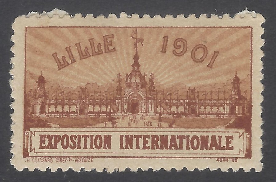 AOP France 1901 Lille International Exhibition MH poster stamp | eBay
