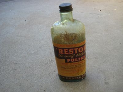Retro Vintage Restoro Polish Bottle | eBay