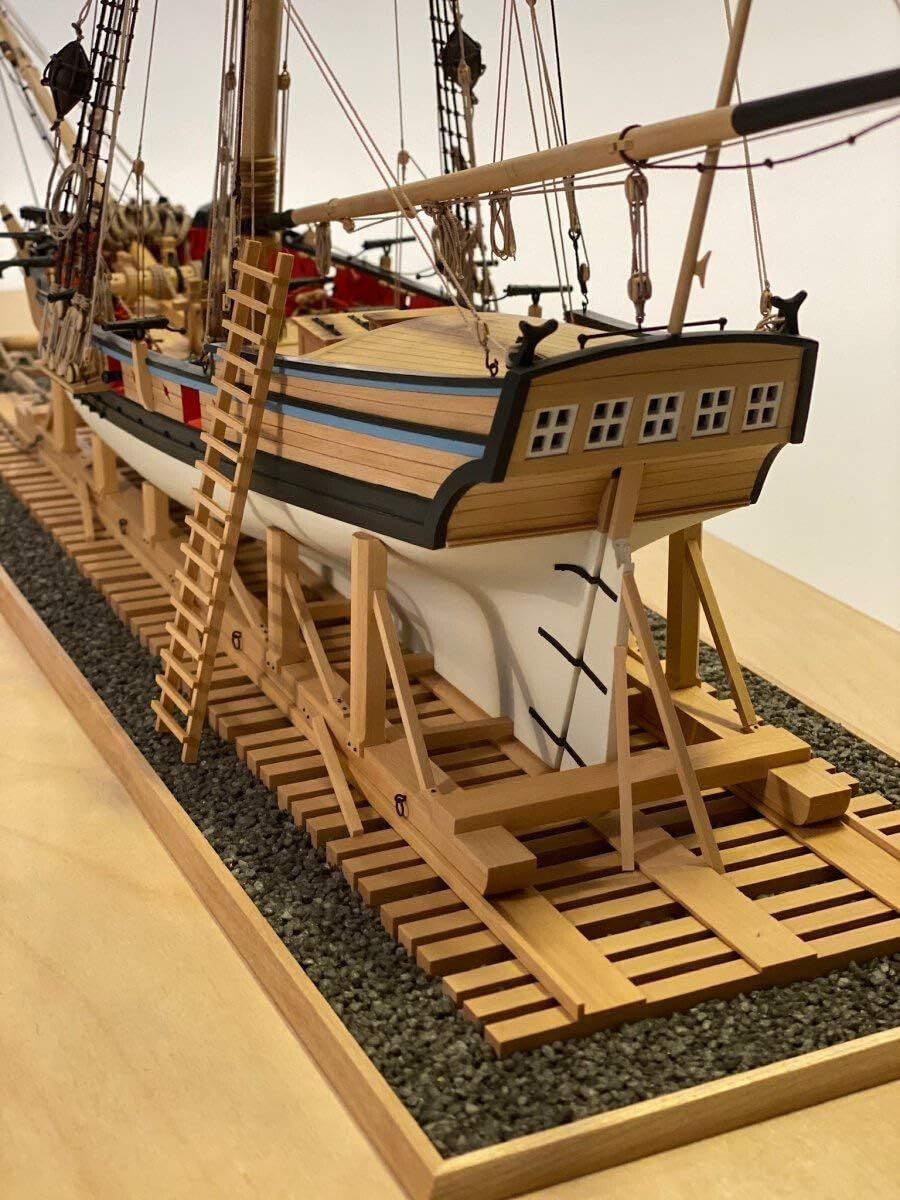 Model Expo MS2160 Armed Virginia Sloop - 1:48 - Assembly Kit | eBay