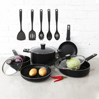 Aluminum Nonstick Midweight 13pcs Cookware Set Dishwasher Safe | eBay