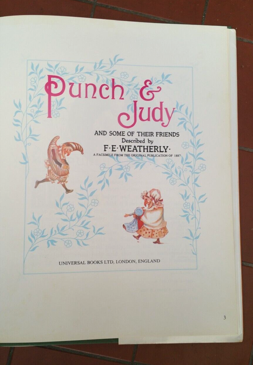 Punch and Judy and Some Of Their Friends by F. E. Weatherly Patty ...