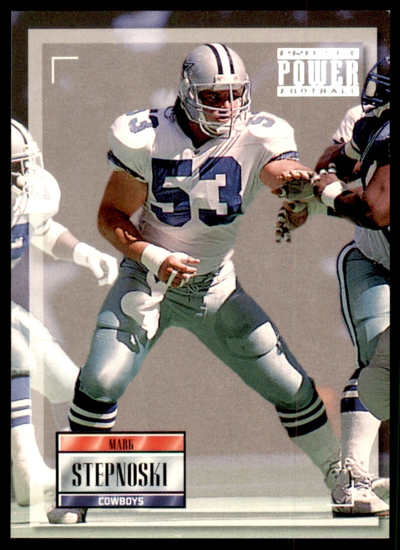 1993 Pro Set Power Mark Stepnoski Dallas Cowboys #153 | eBay