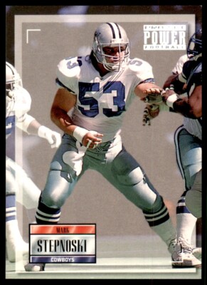 1993 Pro Set Power Mark Stepnoski Dallas Cowboys #153 | eBay