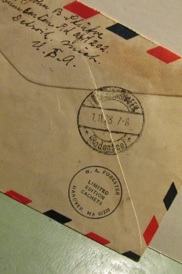 GRAF ZEPPELIN 1928 FIRST FLIGHT ENVELOPE | eBay