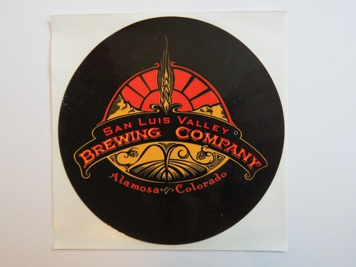 Bière Autocollant ~ ~ San Luis Valley Brassage Co Alamosa, Colorado ...